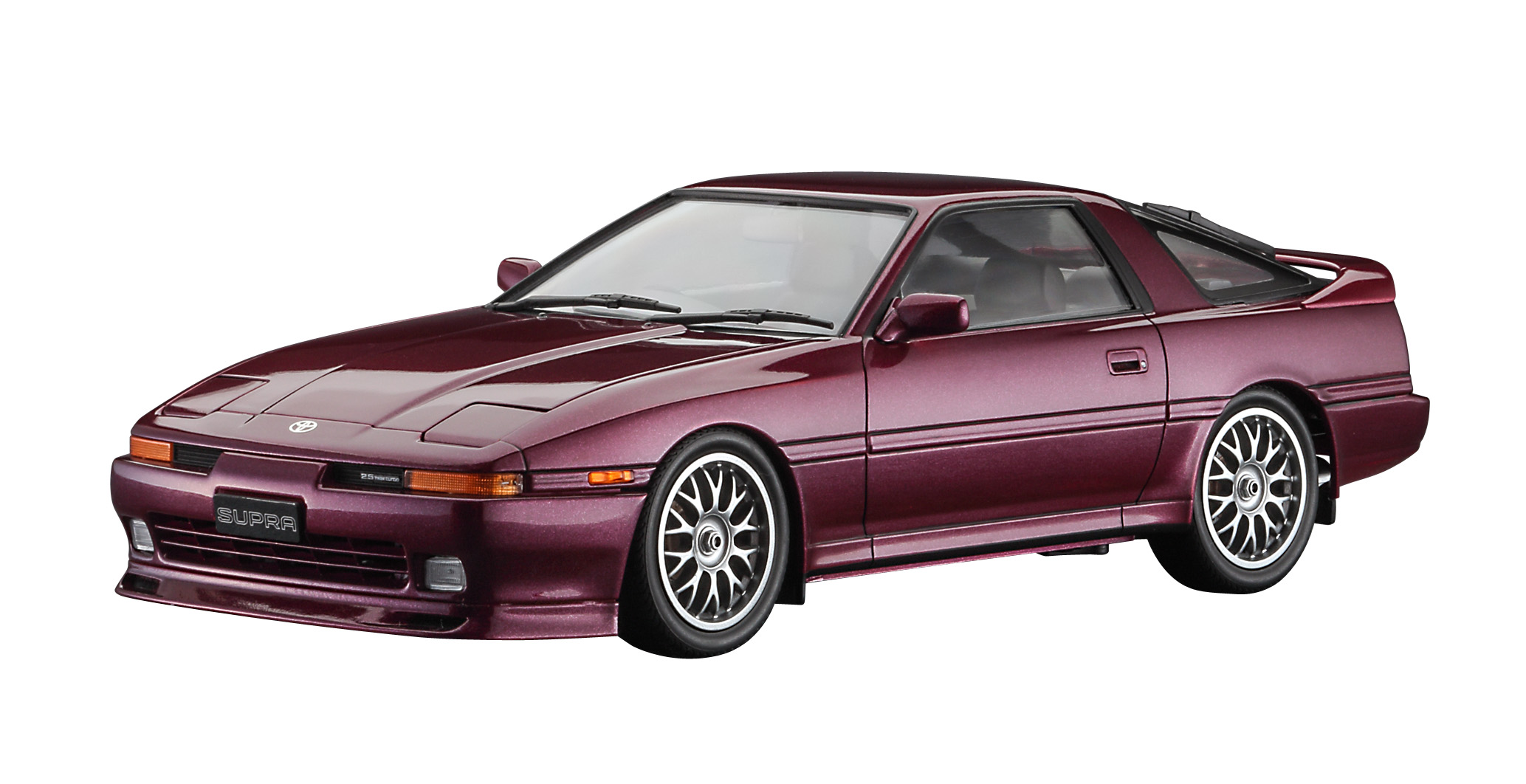 ハセガワ、大型ホイールなどを装着したカスタムバージョンで「スープラ A70 2.5GTツインターボ R」をプラモデル化 - HOBBY Watch