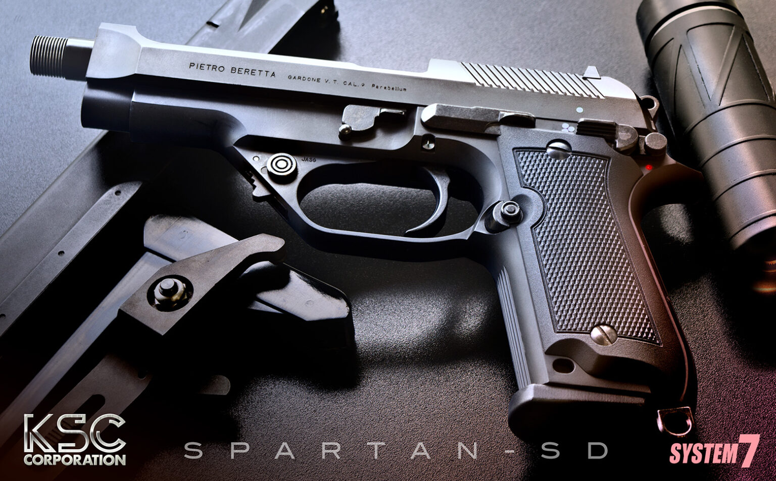 KSC、ガスブロ「M93RII スパルタンSD ヘヴィウェイト」を10月19日に再販！ - HOBBY Watch