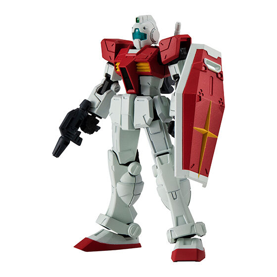 全高約9cmのフル可動するジムがガシャポンに登場！「機動戦士ガンダム CAPSULE ACTION ジム」近日発売 - HOBBY Watch