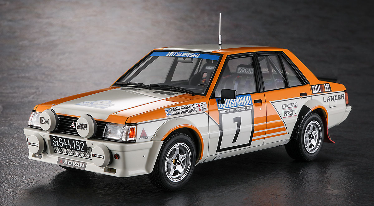 ハセガワ、プラモデル「三菱 ランサーEX 2000 ターボ “1982年 1000湖ラリー ディテールアップ バージョン”」本日より出荷開始！ - HOBBY Watch